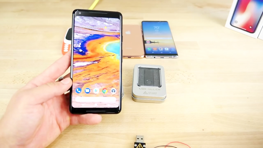 USB Killer vs Google Pixel 2, iPhone 8/X Fake More! Instant Death?