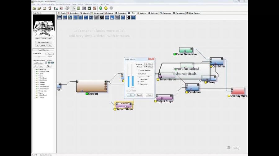 World Machine tutorial - Basic shapes