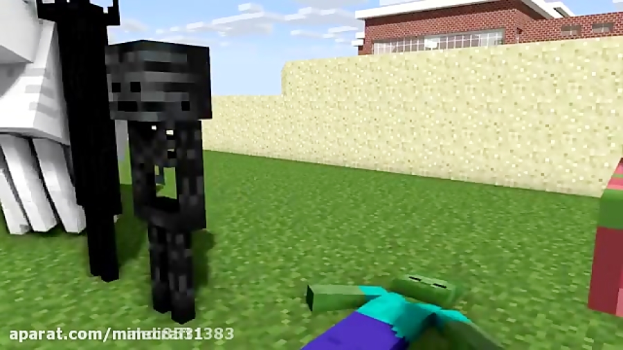 مدرسه هیولاها نوبvsپرو۴-ماینکرفت