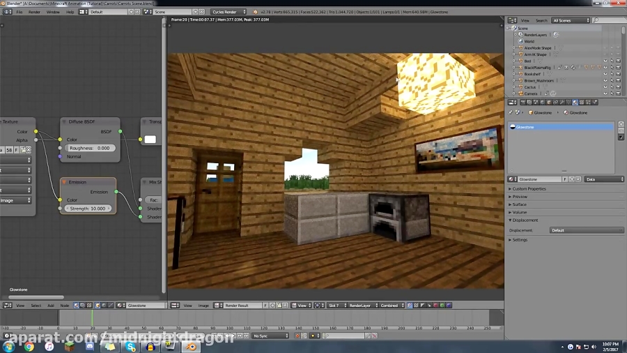 آموزش تخصصی ساخت انیمیشن با بلندر (ماینکرافت) arbiter617 EP 3