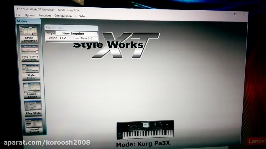 Basic steps to convert style in style works XT universal 4.50