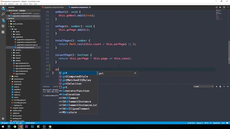 ASP.NET Core Angular Dashboard | 18 | Completing Pagination