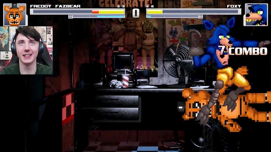 A FNAF FIGHTING GAME...