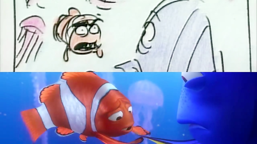 مارلین و Dory در جنگل چتر دریایی از پیدا کردن Nemo | پیکسار کنار سمت