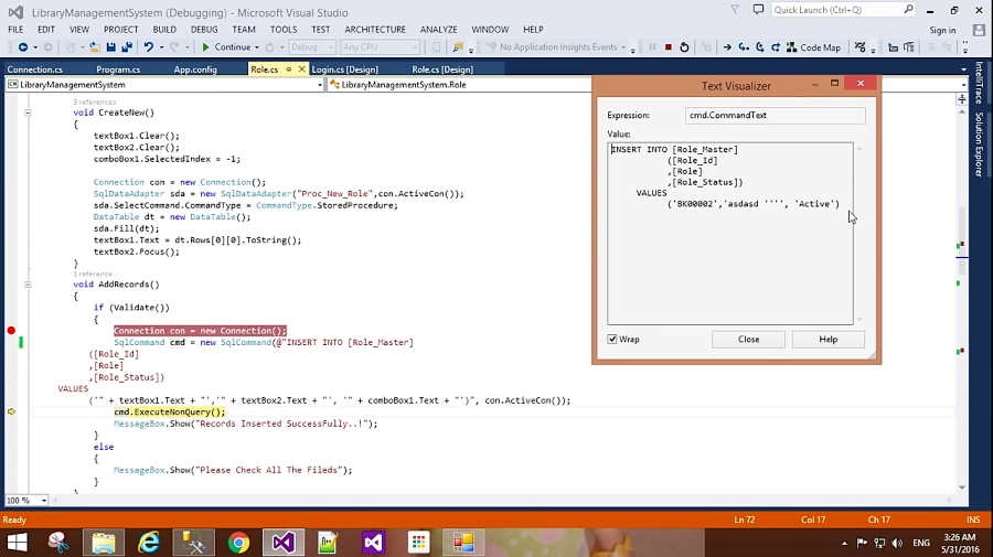 Library Management System Step by step create in C Sharp Part 03