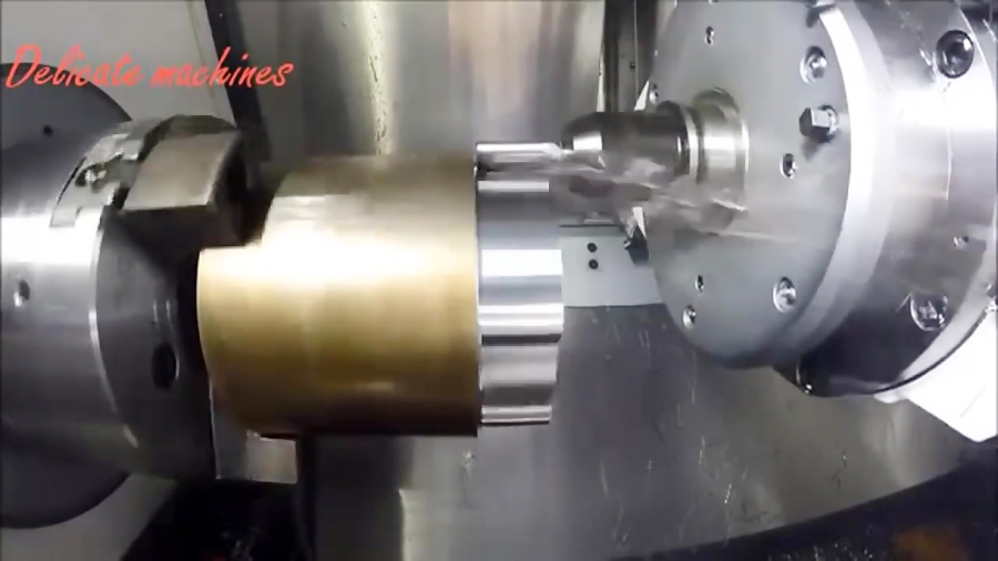 Modern High-Speed CNC Lathes, Metal CNC Milling Machines With Absolute ...