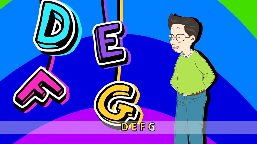 ABC Song 1 - Alphabet Song - English song for Kids - Sing along