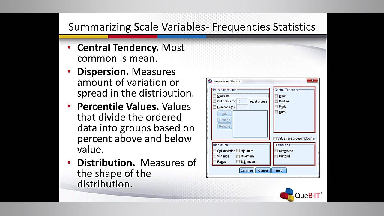 Summarizing Scale Variables #SPSS #Statistics #ScaleVariables