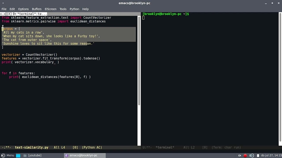 Machine Learning - Text Similarity with Python