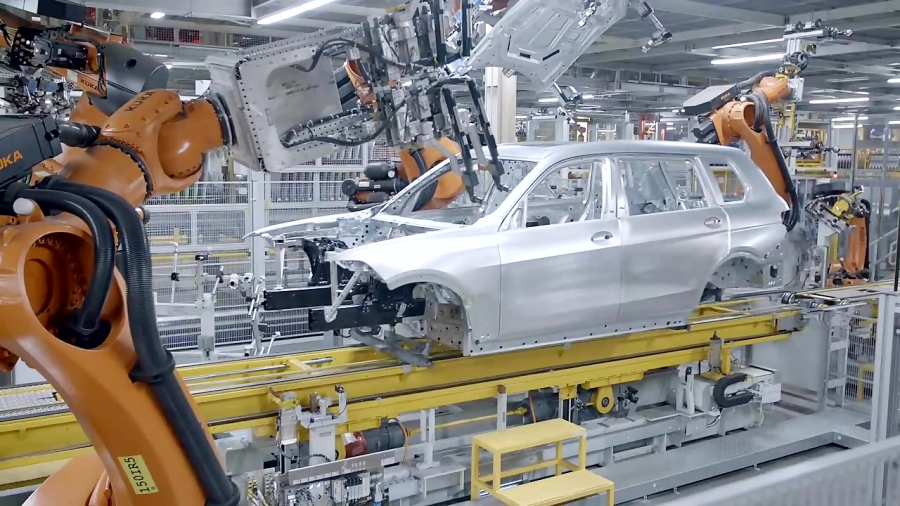 BMW X7 – PRODUCTION LINE – German Car Factory in USA
