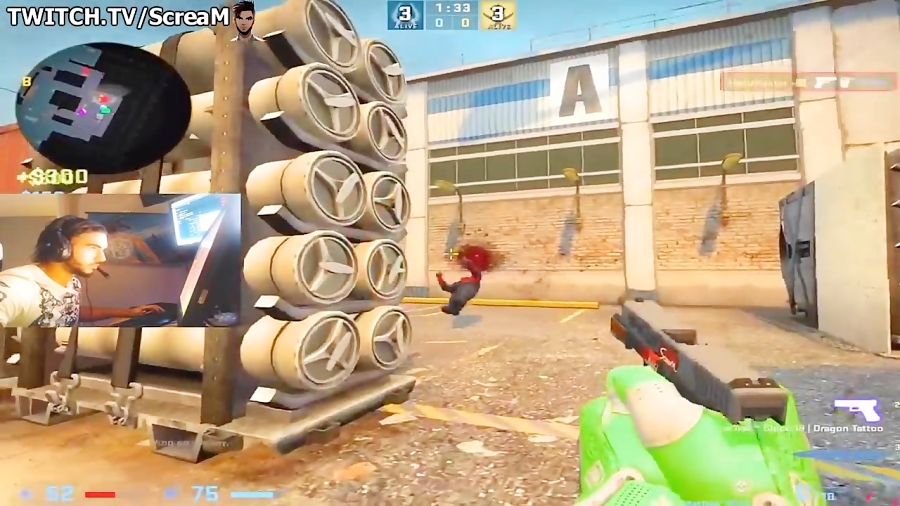 ScreaM Plays Matchmaking with SuperstituM (CS:GO)