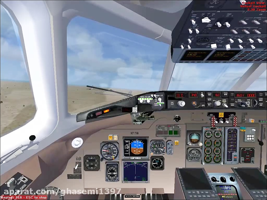 فرودMD83در کیش