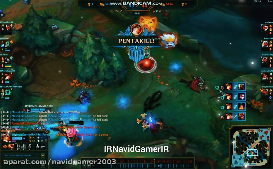 League of legends-Miss Fortune- Pentakill