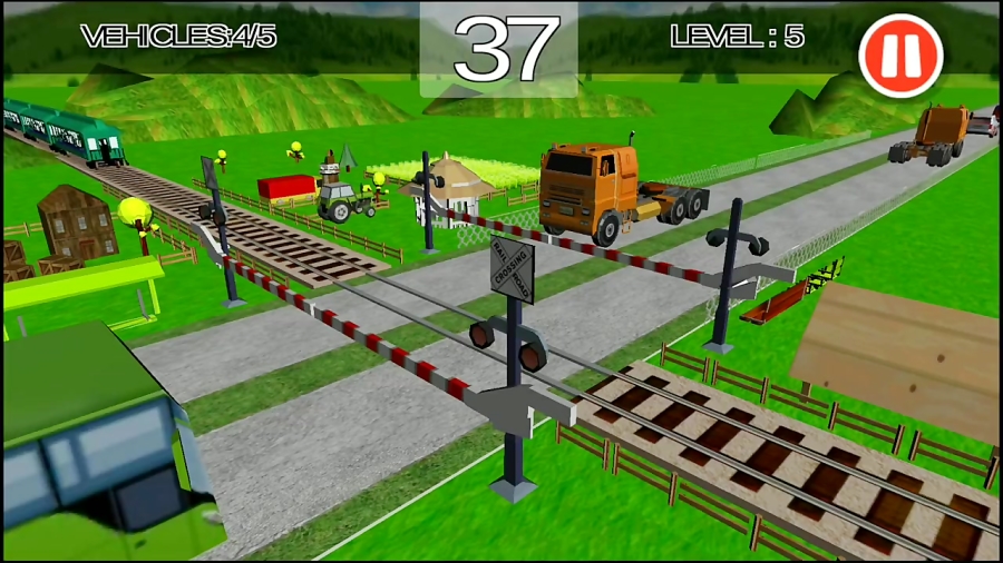 Railroad Crossing Simulator - Railway Signals Game - Android Gameplay FHD