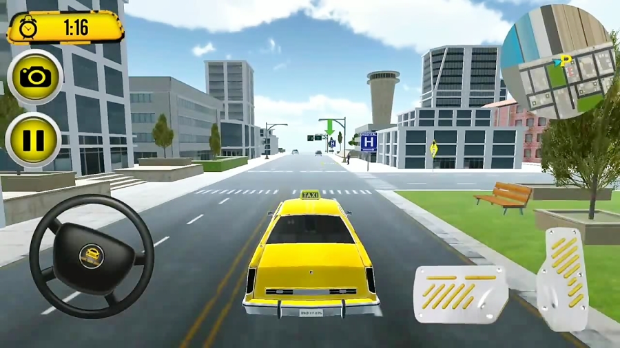 City Taxi Driver Game: Cab Driving Sim 2018 - Android Gameplay FHD