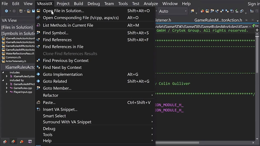 Open File in Solution