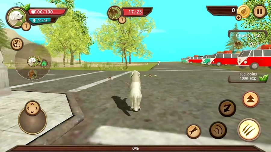 Dog Sim Online: Raise a Family #1 - Android IOS gameplay