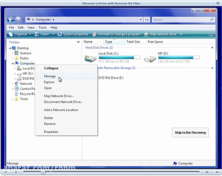 آموزش نرم افزار Recovery My Files