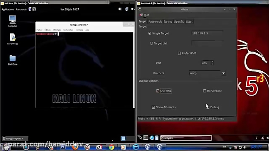 Hack Facebook Metasploit hydra gtk By ScorpionS