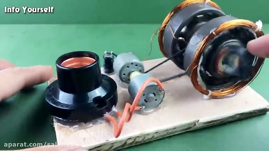Free Energy Generator 100% Self Running With DC Motor Using Wheel