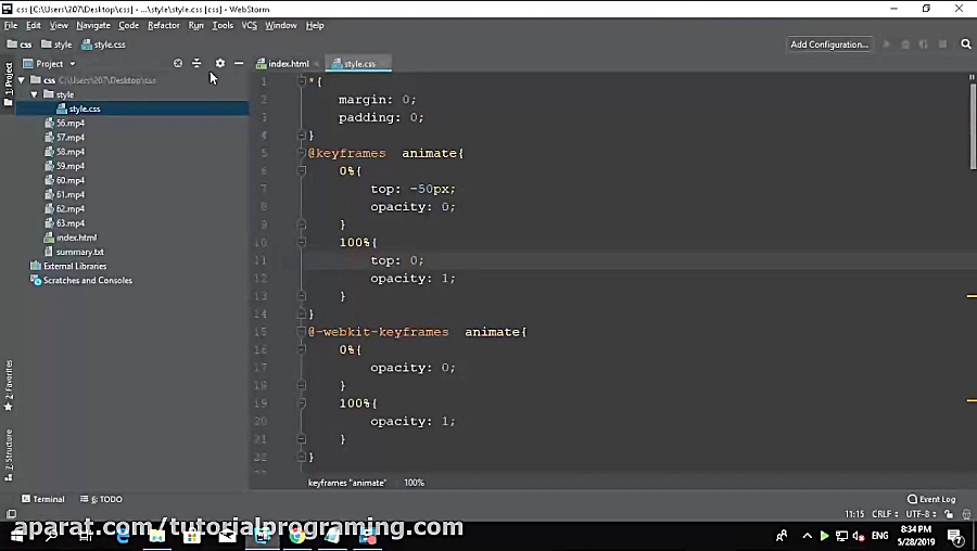 آموزش CSS و CSS 3 فیلم شماره ی 64