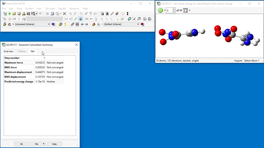 GaussView 6 Tutorial 3: Visualizing Results