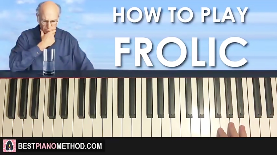 HOW TO PLAY - Curb Your Enthusiasm Theme - Frolic (Piano Tutorial Lesson)