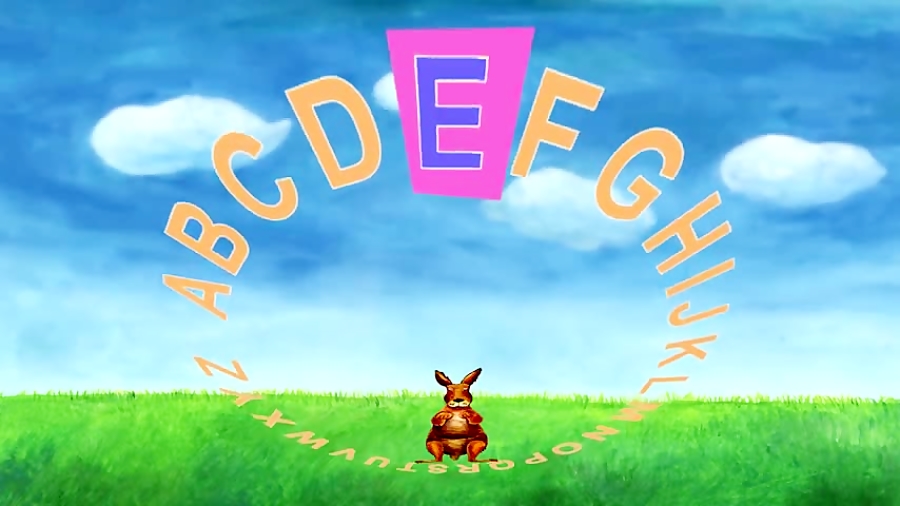 The ABC Song with Jumping Kangarooاموزش کودکان