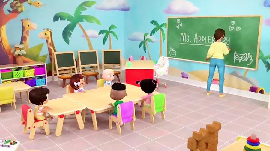 The Teacher Song | CoCoMelon Nursery Rhymes Kids Songsاموزش کودکان