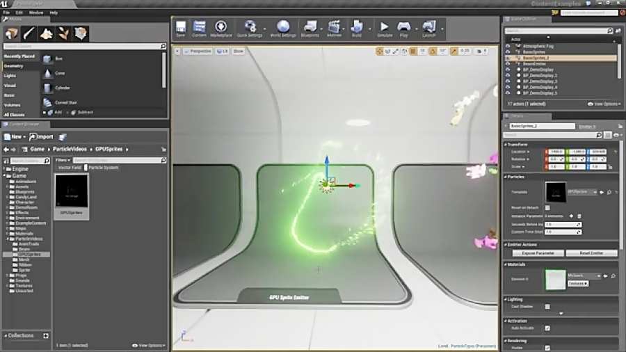 Introduction to Particles in UE4 - 1 پارت اول