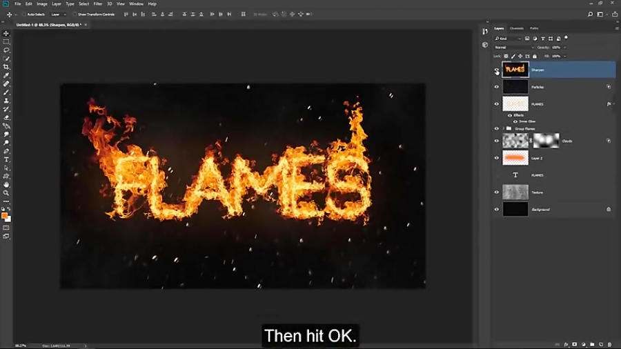 Photoshop Tutorial: Fire Text Effect (CC 2018)