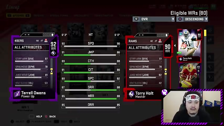 EA LOST TERRELL OWENS FACE SCAN LOL - Madden 20 Gameplay