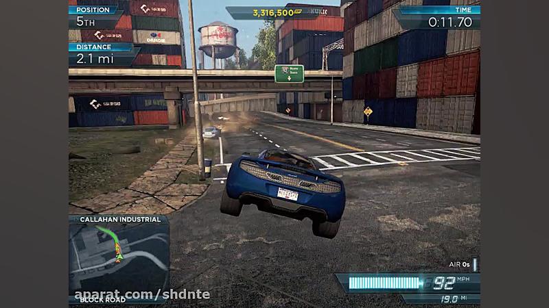 گیم پلی سوم من با مک لارن از NFS MW