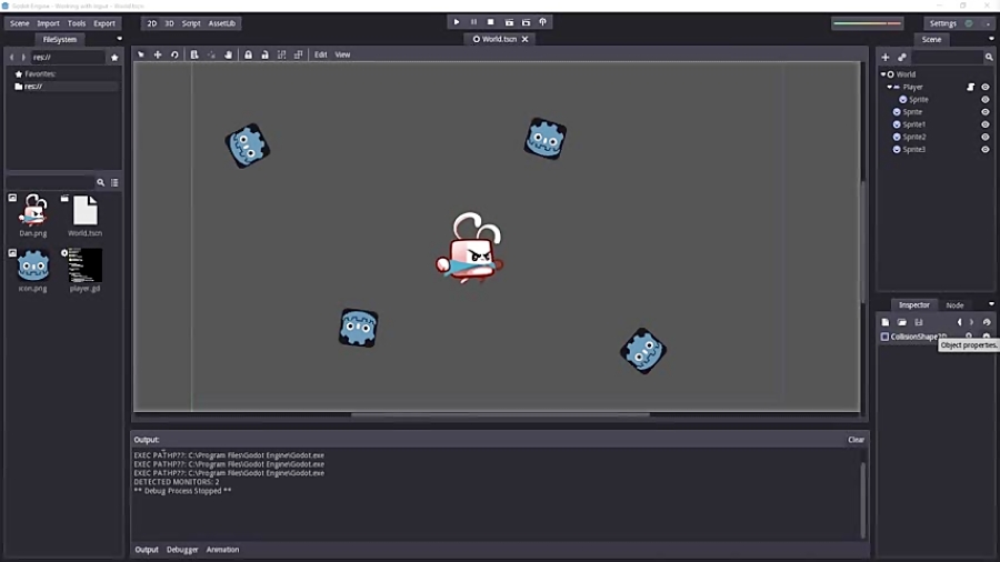 How to code JUMP mechanics - Godot tutorial