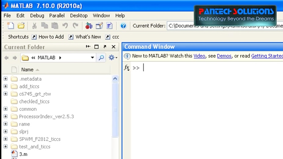 Programming Switch LED in TMS320F2812 Using MATLAB