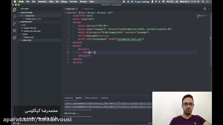آموزش ساده و کاربردی sass - قسمت دوم - nesting در sass