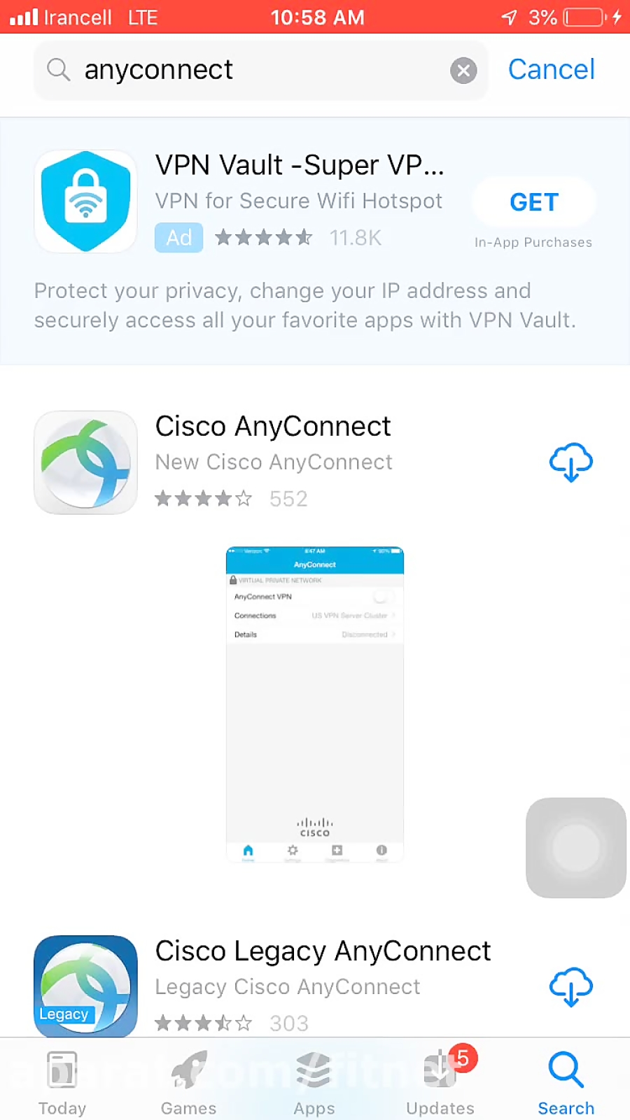 آموزش نصب و راه اندازی Anyconnect در IOS