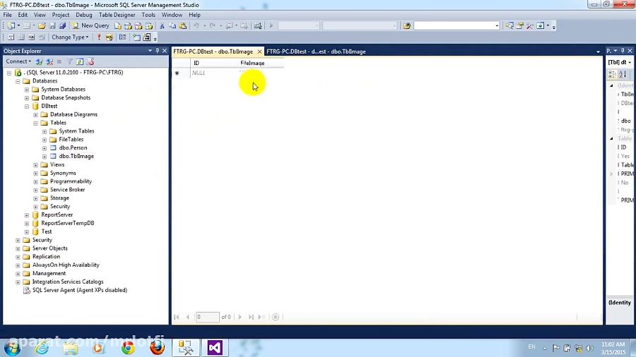 آموزش ذخیره کردن فایل در دیتابیس SQL Server با زبان #C