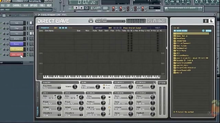 سمپل ساز و سمپل گیر DirectWave