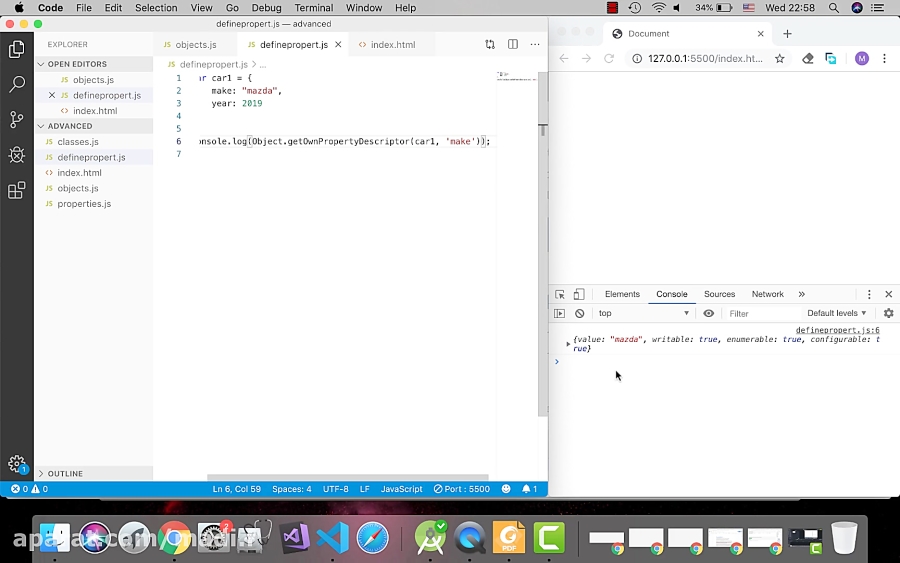 Advanced Javascript- part 3: Property Descriptor