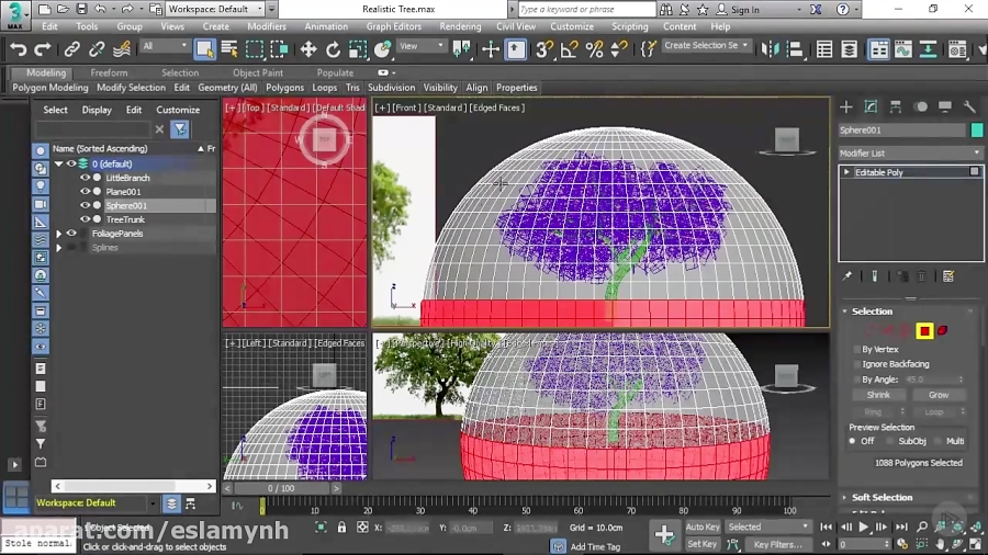 11 - Creating Applying Foliage - Fixing Vertex Normals