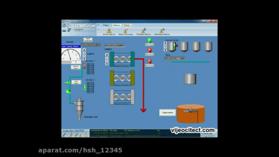 ( 63kva.com ) آموزش alarm در نرم افزار اسکادا citect scada