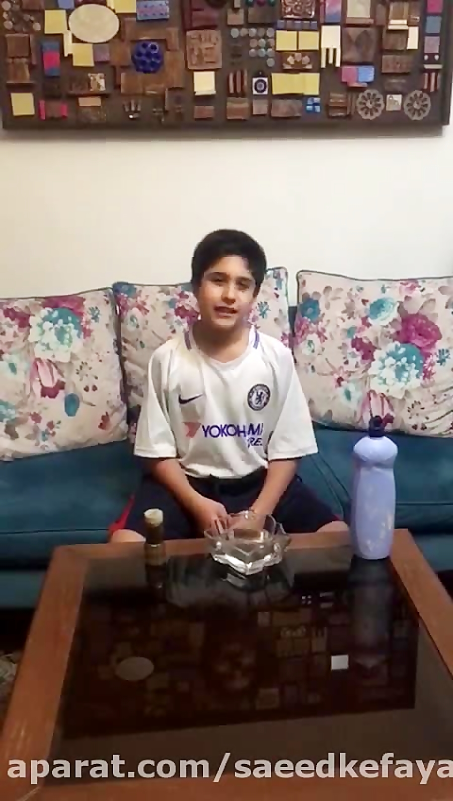 آزمایش فلفل و مایع ظرفشویی