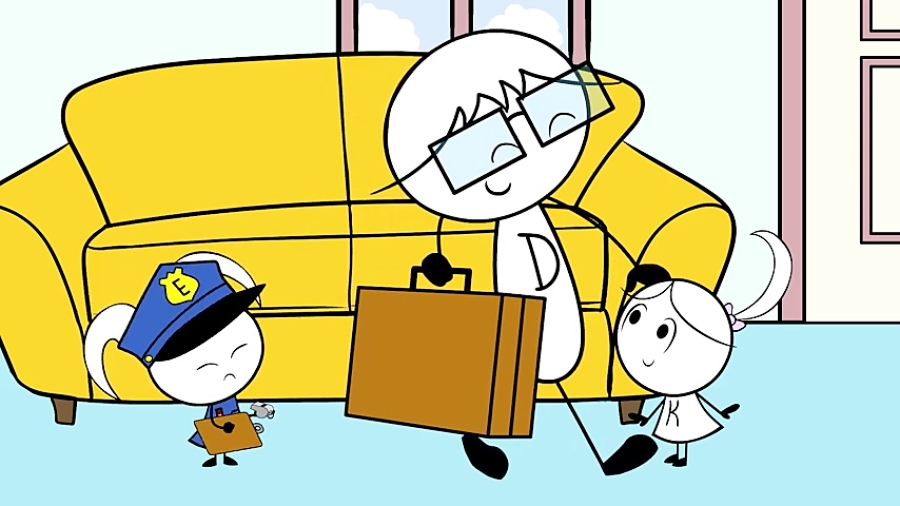 انیمیشن دوقلوهای خِنگ - EK Twins Doodles - Play FOOD FIGHT