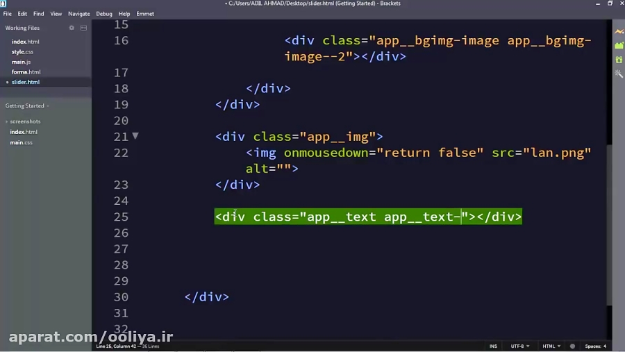 طراحی خلاقانه با HTML5 CSS3