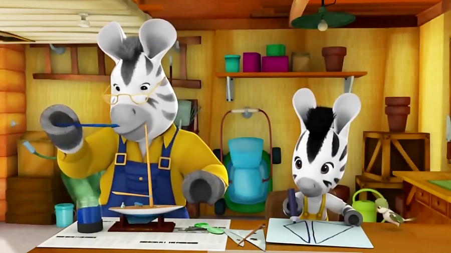 انیمیشن زوو گورخر کوچولو - Zou Little Zebra - BOAT RACE