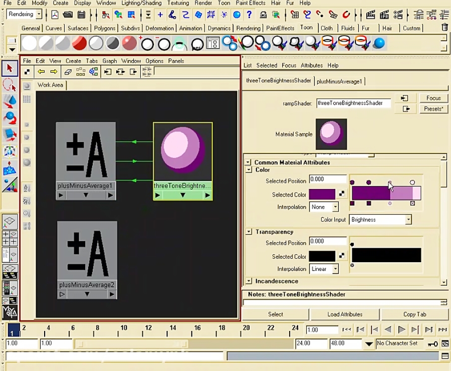 16 DT Maya Toon Render