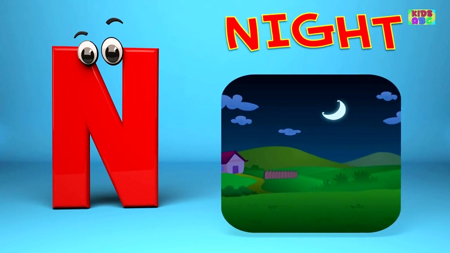 انیمیشن کودکانه آموزش الفبا انگلیسی - Phonics Letter - N song