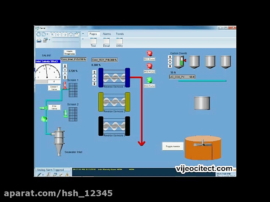 alarm in citect scada اموزش آلارم در سایتکت اسکادا (63kva.com)