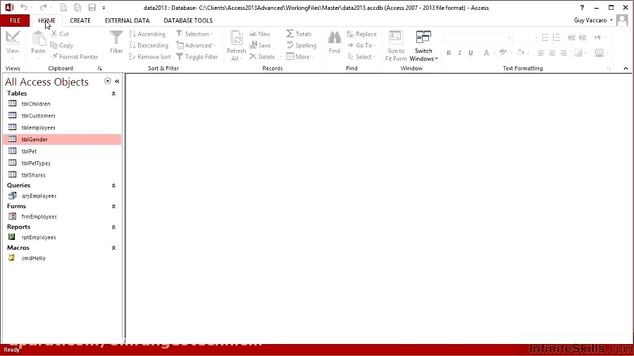 Advanced Microsoft Access 2013 Tutorial | Generating A Union Query In Access